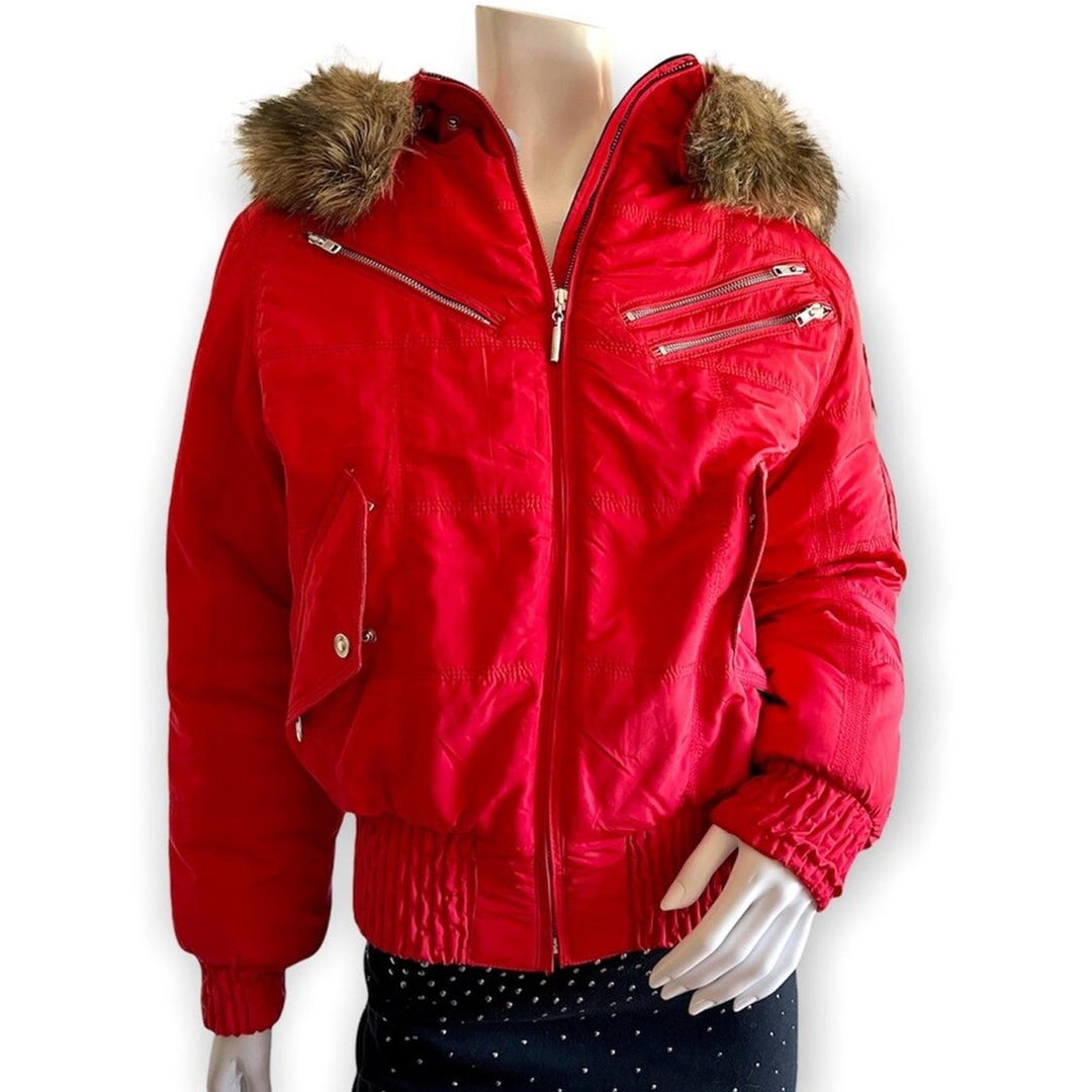Obermeyer Ski Puffer Jacket Red Size 8 - Etsy