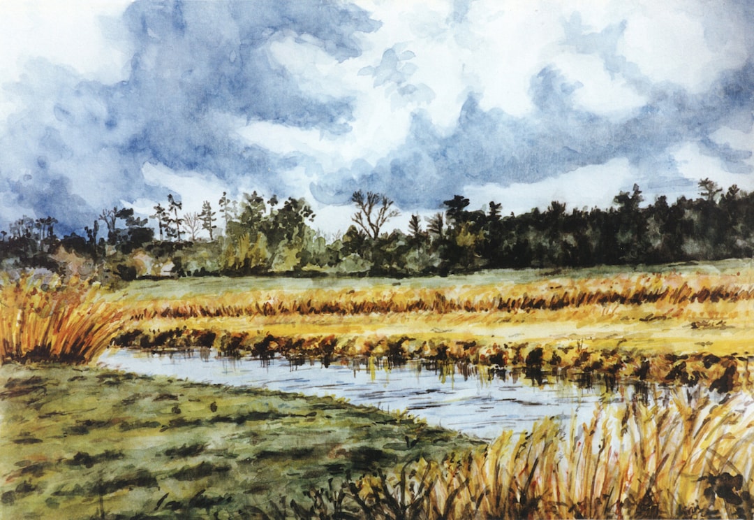 Norfolk Marsh Watercolour Painting – Cley Next the Sea Giclée Print - Etsy