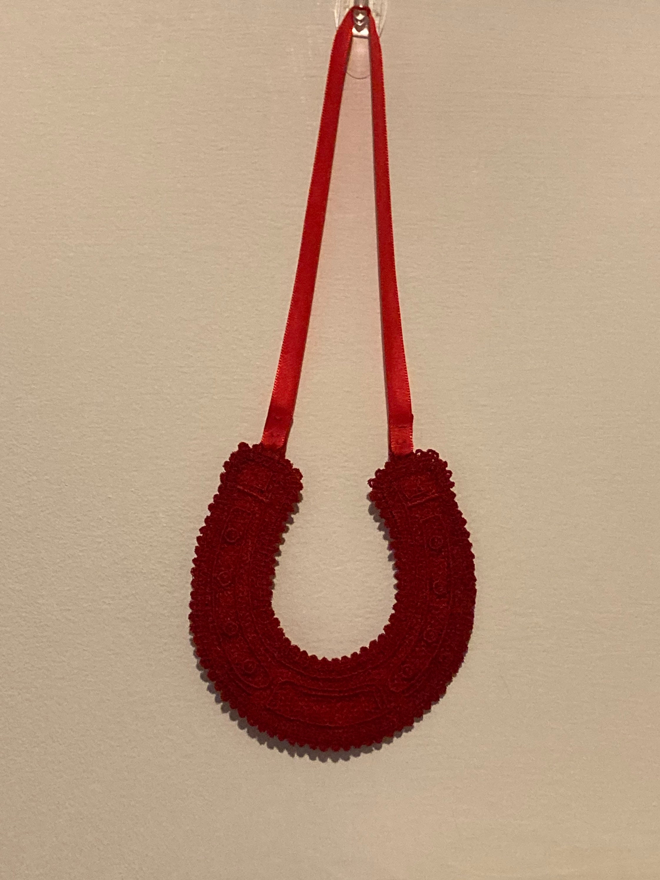 Wedding Horseshoe - Lace - Good Luck - Bride Present - Good Luck ...