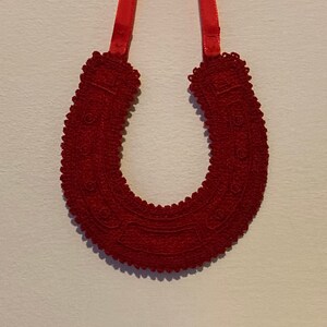 Wedding Horseshoe - Lace - Good Luck - Bride Present - Good Luck ...