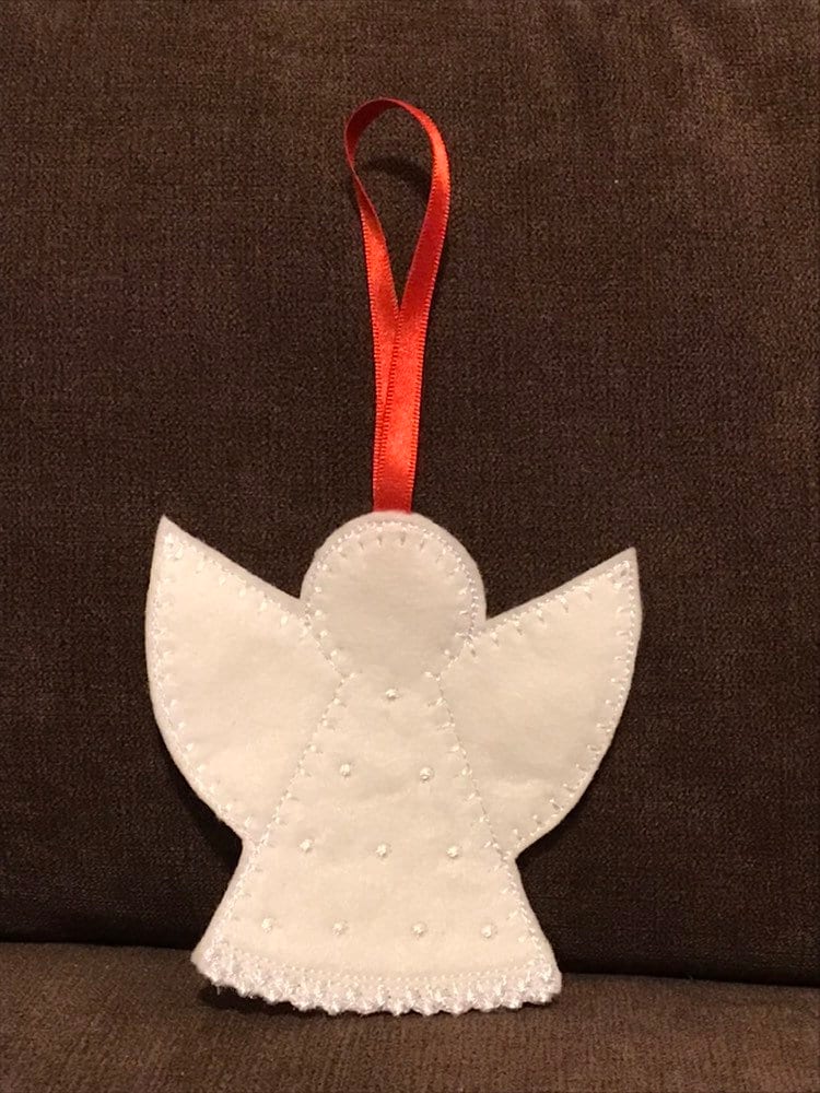 Felt Christmas Decoration Angel - Etsy