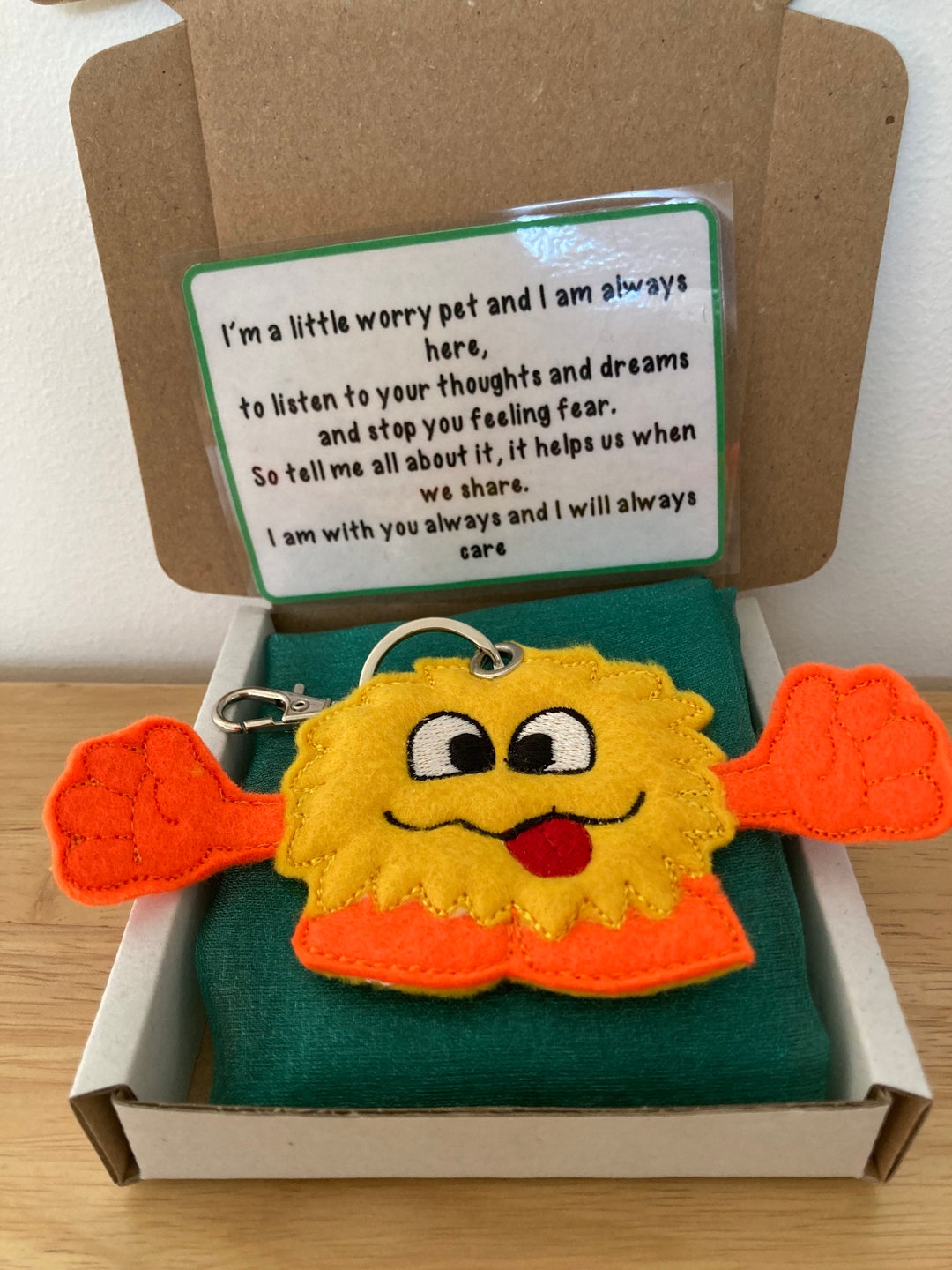 Worry Pet - Worry Monster - - Pocket Hug - Hug in a Box - Anxiety ...