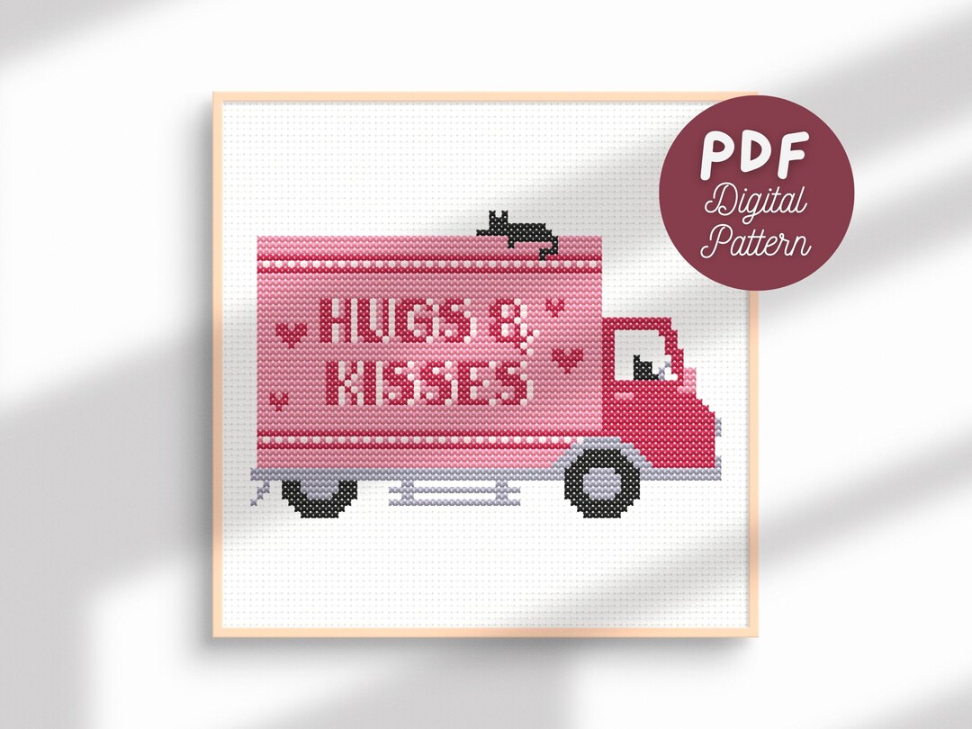 Cute Cross Stitch Pattern | Modern Cross Stitch Design | Love Cross ...