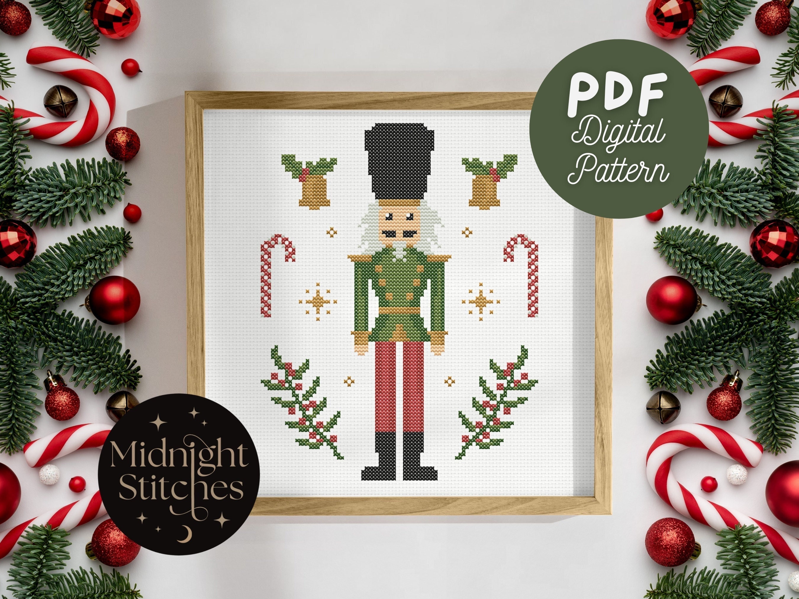 Nutcracker Cross Stitch Pattern Christmas Cross Stitch - Etsy