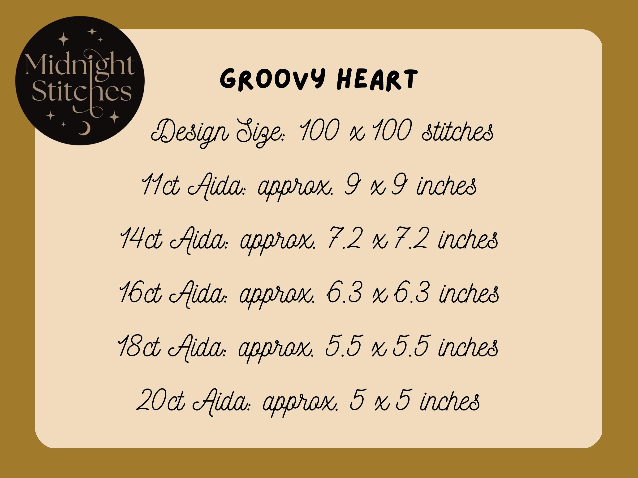 Groovy Cross Stitch Pattern Vintage Cross Stitch Pattern Retro Cross ...