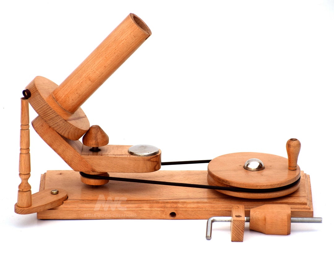 Wooden Yarn Winder, Handmade Beachwood Winder for Making Hanks and ...