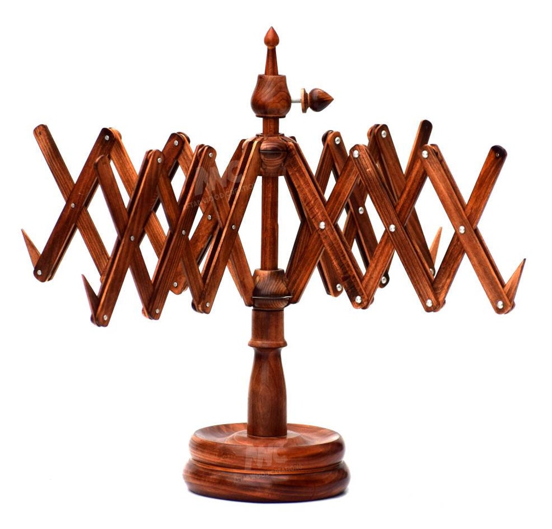 Antique Wooden Table Top Swift | Umbrella Swift & Wool Winder | Wool ...