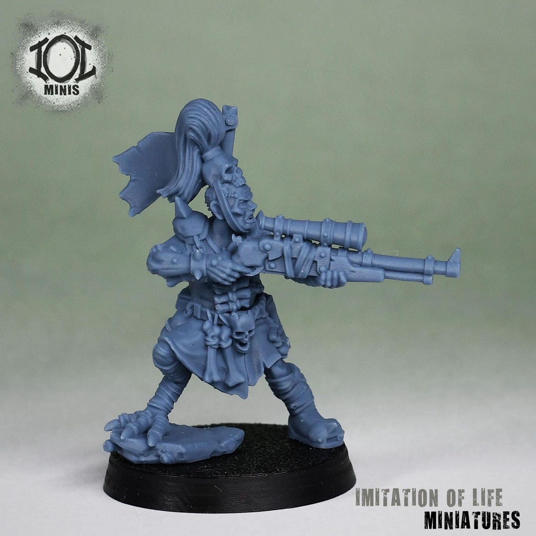 Skorn the Mutant Champion: Modular Post Apocalyptic Resin Miniature ...