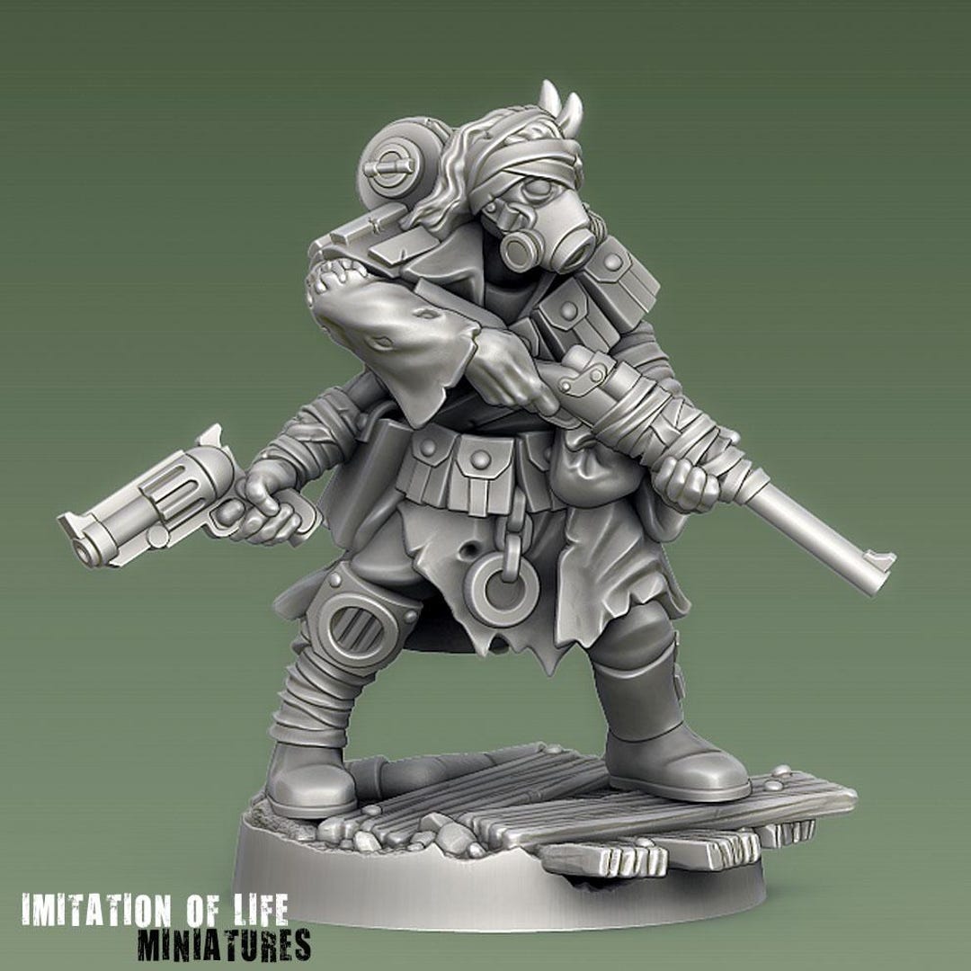 Junkpile the Mutant: Post Apocalyptic Resin Miniature ( IOL Minis ...