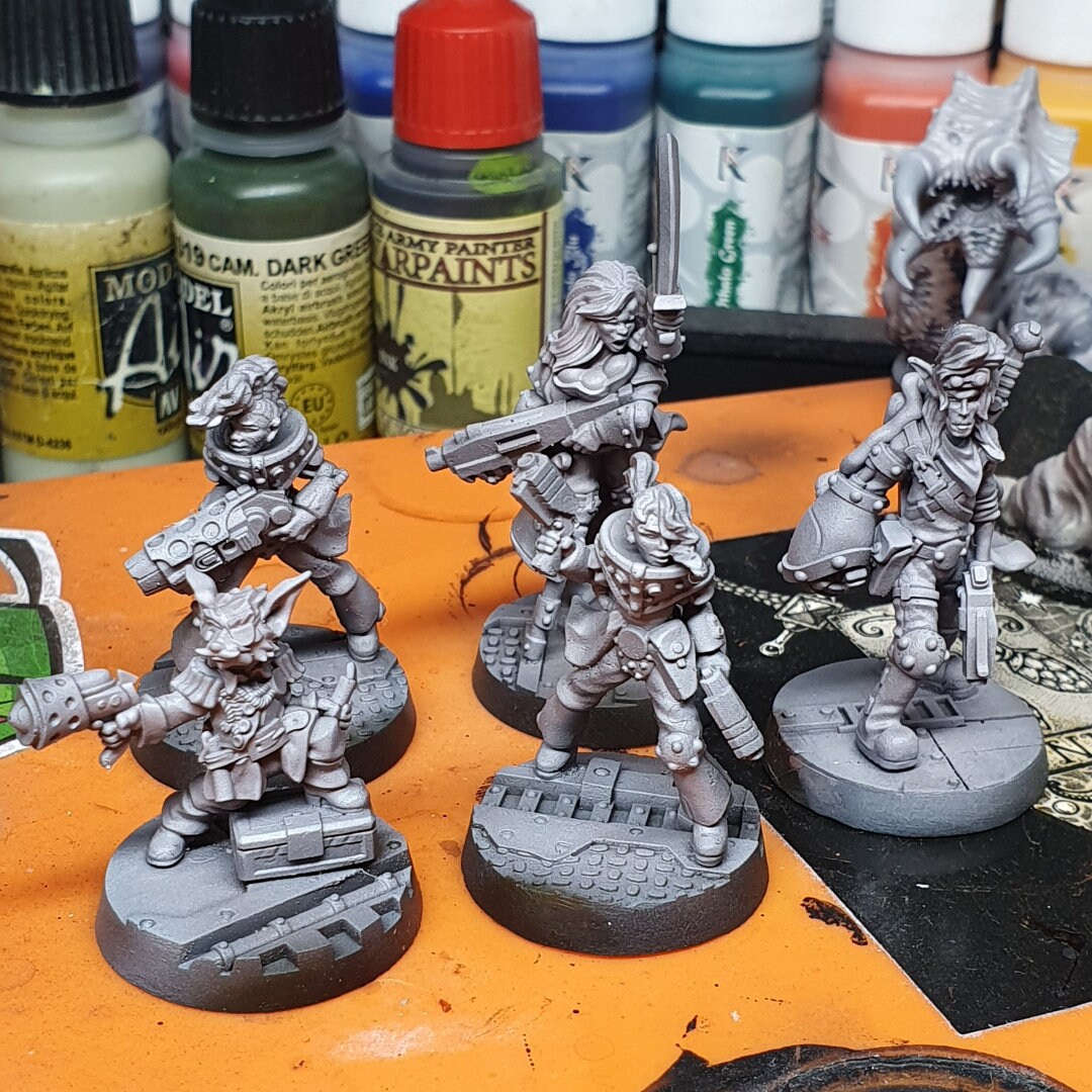 Space Pirate Crew 3D Printed Resin Sci-fi Miniatures. - Etsy