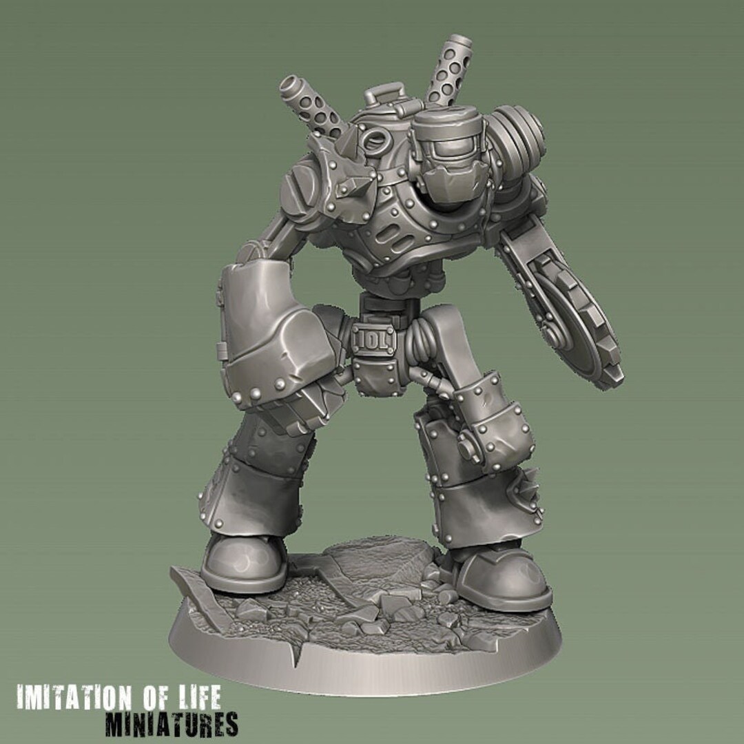 Wreckerbot 2, Modular Robot Kit. Post Apocalyptic / Sci-fi Resin ...