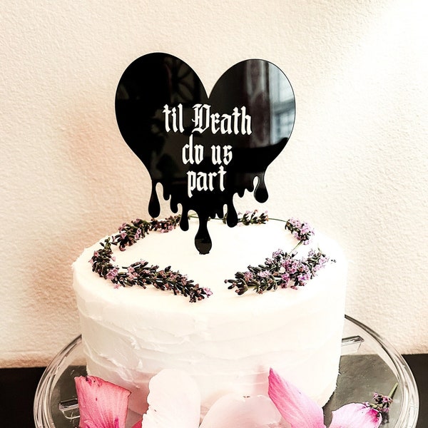 Gothic Cake Topper - Etsy