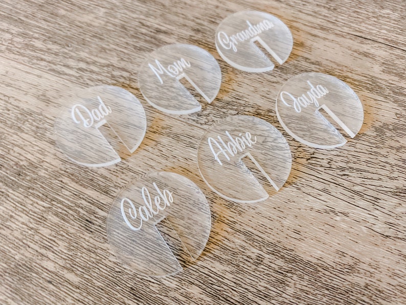 Personalized Beverage Markers Set of 6 Custom Drink Label - Etsy