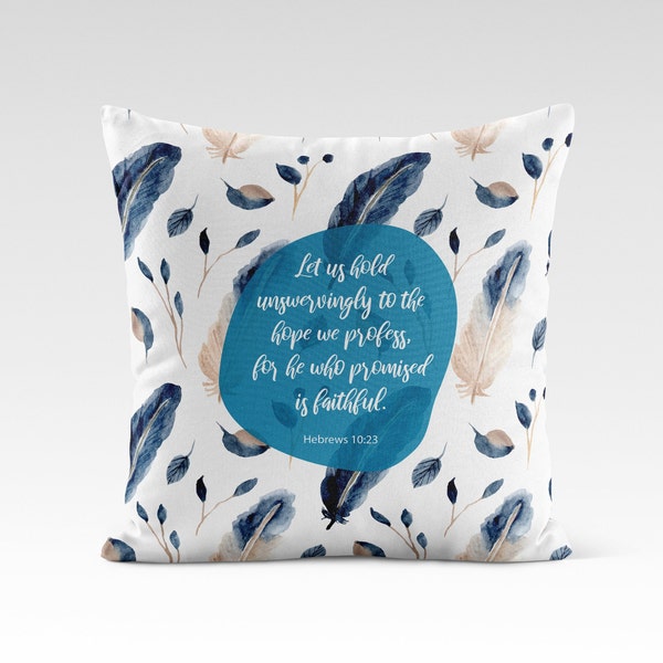 Christian Pillow - Etsy