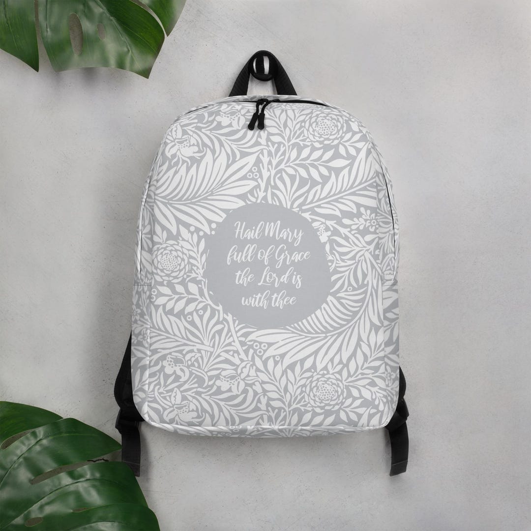 Hail Mary, Catholic Backpack, Free Shipping - Etsy