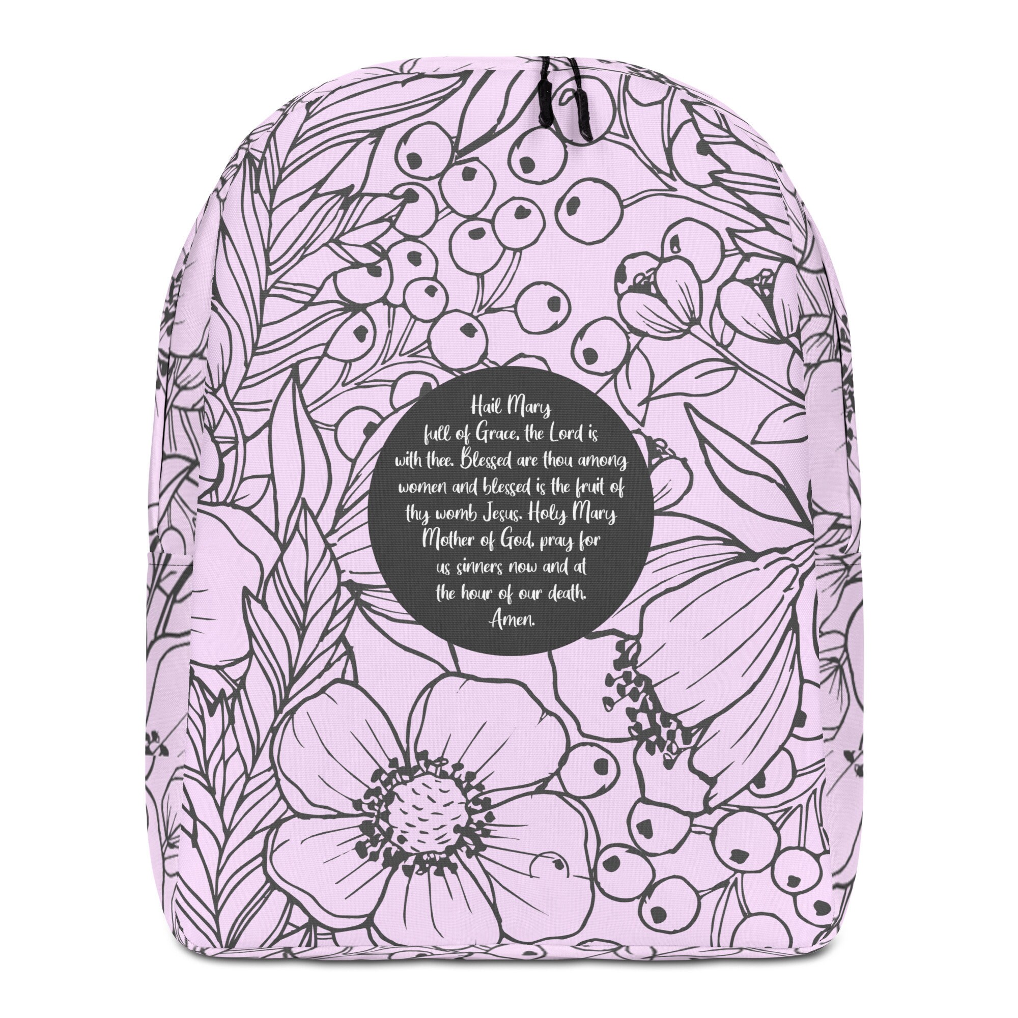 Mary, Hail Mary, Catholic Backpack, Catholic School Bag, Catholic ...