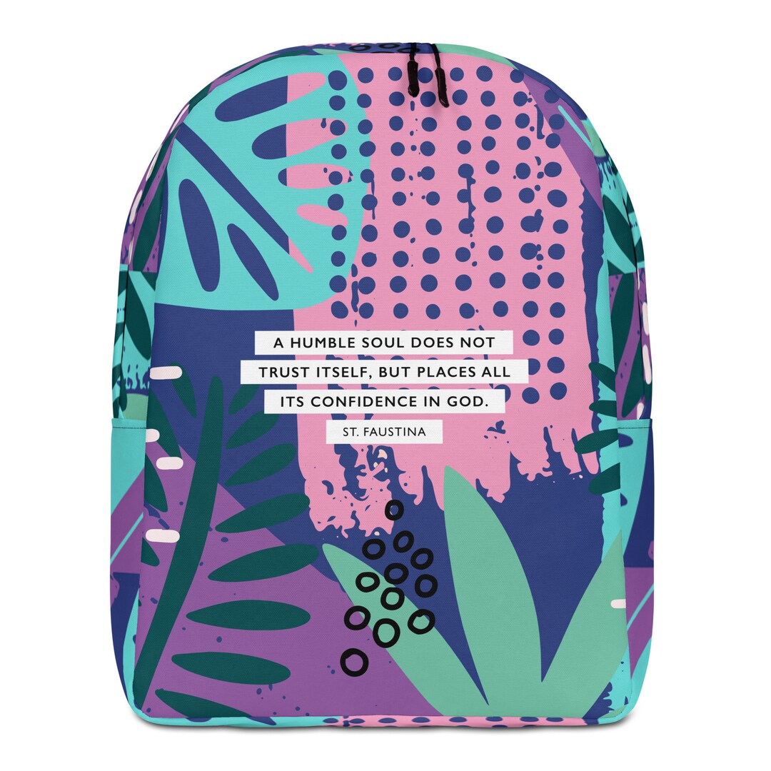 St Faustina, Catholic Backpack, Catholic School Bag, Catholic, Catholic ...