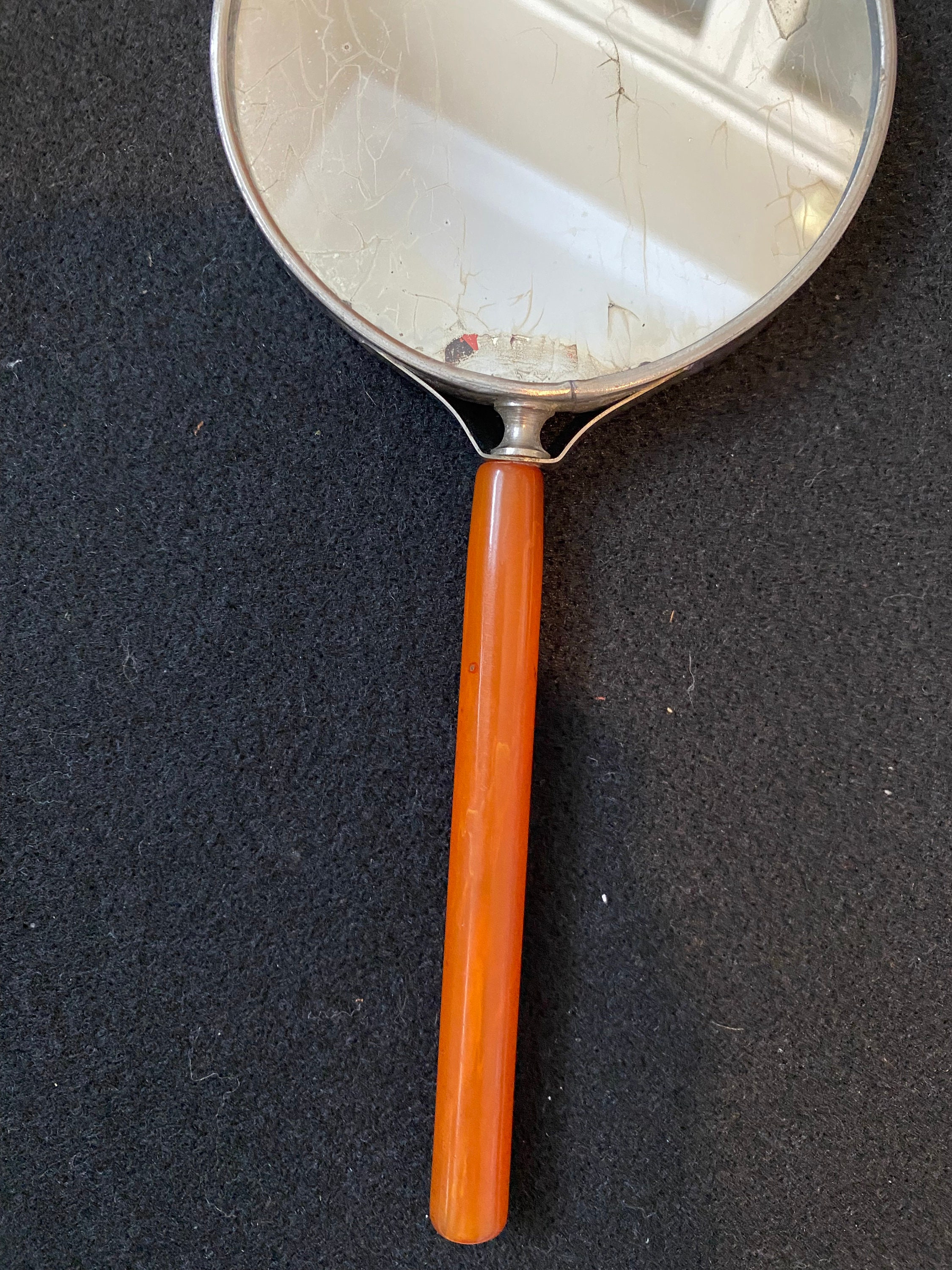 Old Vintage Bakelite Mirror Beautiful Patina - Etsy