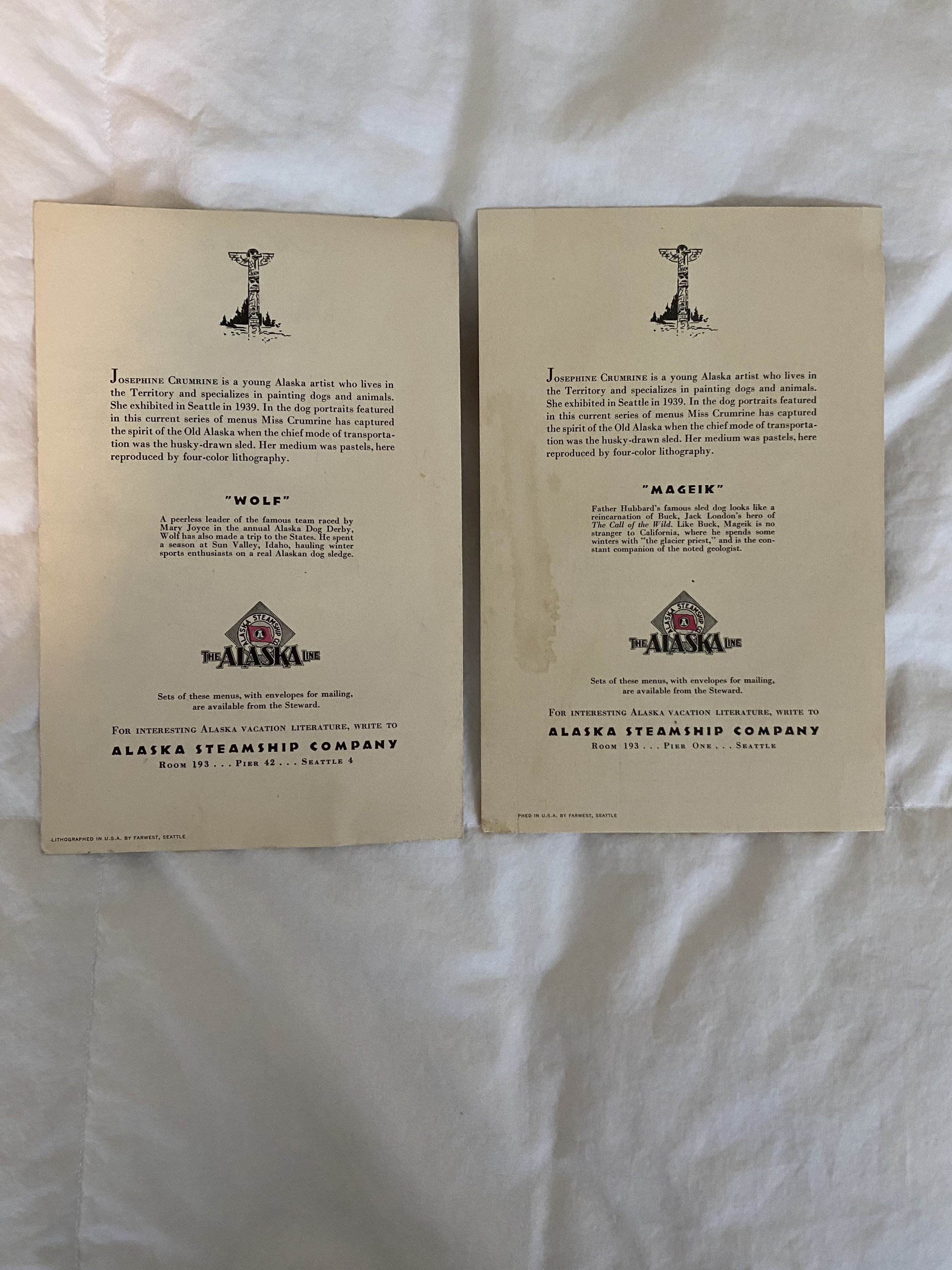 Josephine Crumrine - Alaska Artist Photo and Menus - Etsy