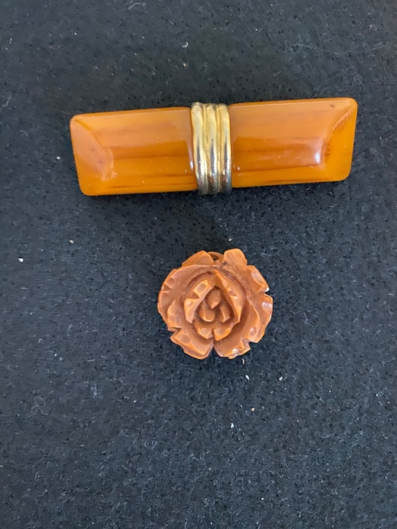 vintage bakelite bar - Gem