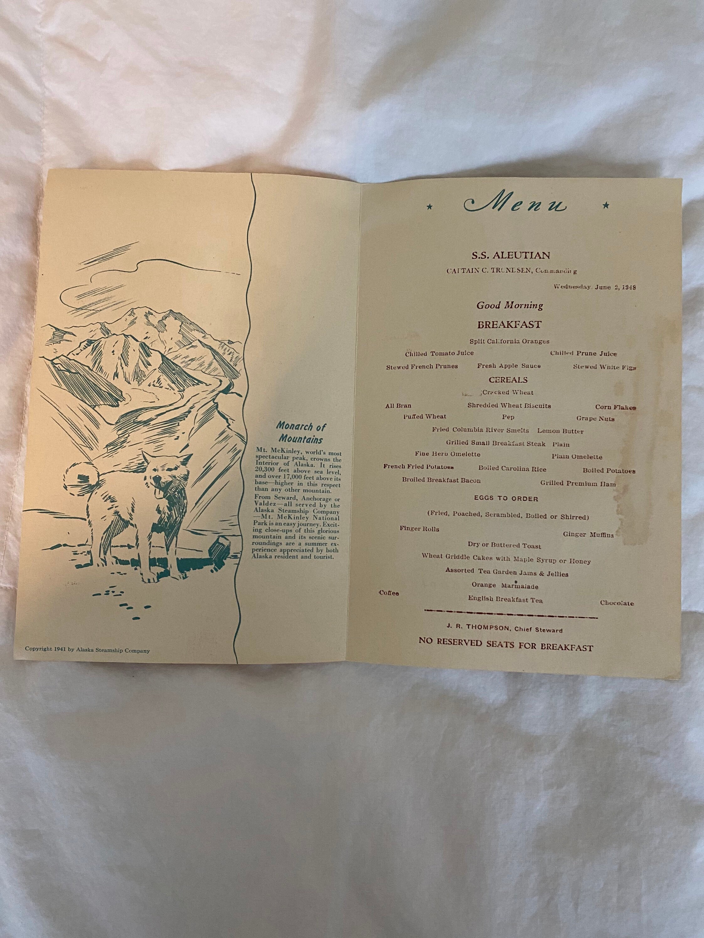 Josephine Crumrine - Alaska Artist Photo and Menus - Etsy