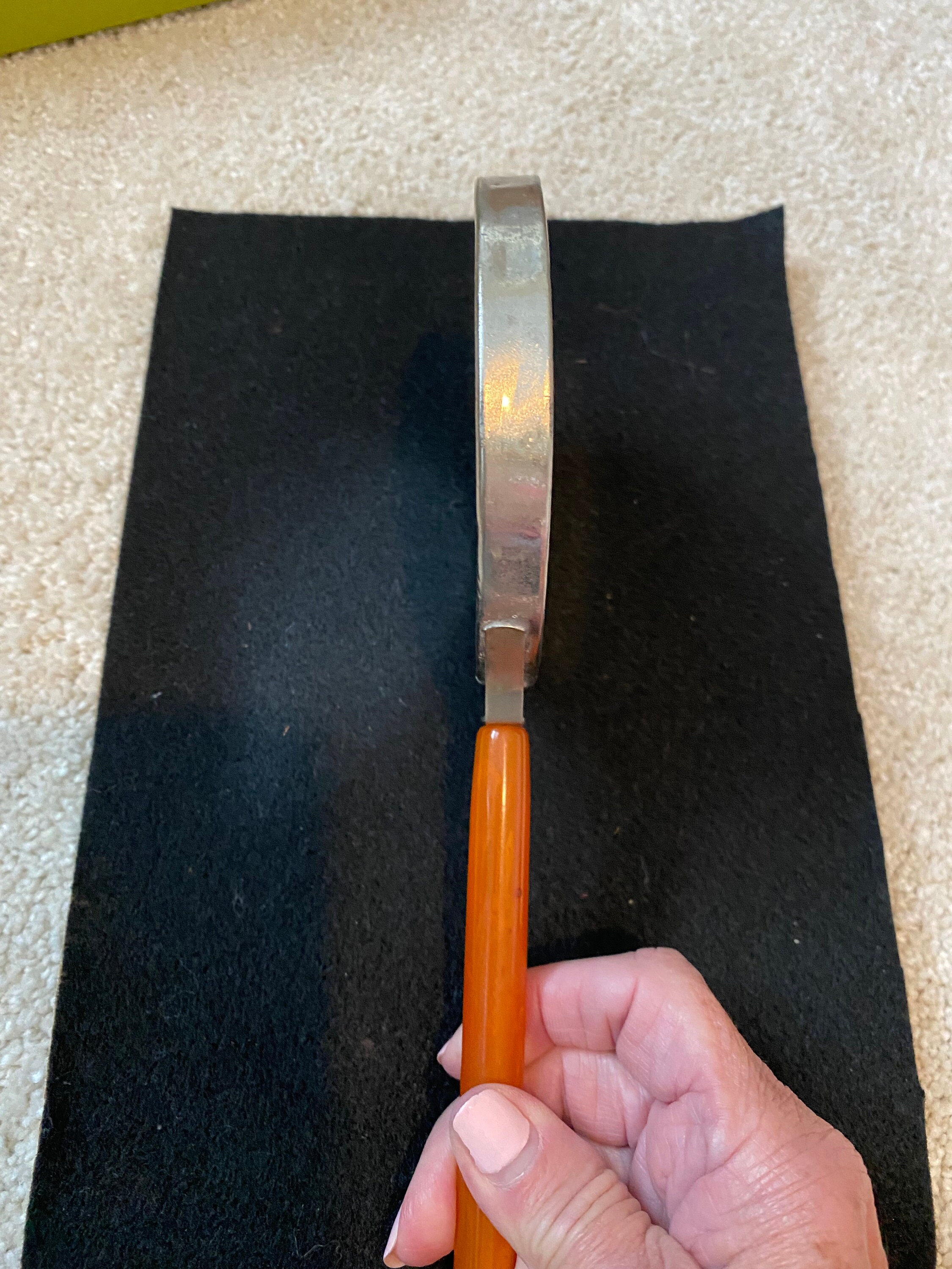 Old Vintage Bakelite Mirror Beautiful Patina - Etsy