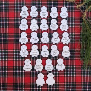 Christmas Tokens Advent Tokens Christmas Activity Tokens Kids Activity ...