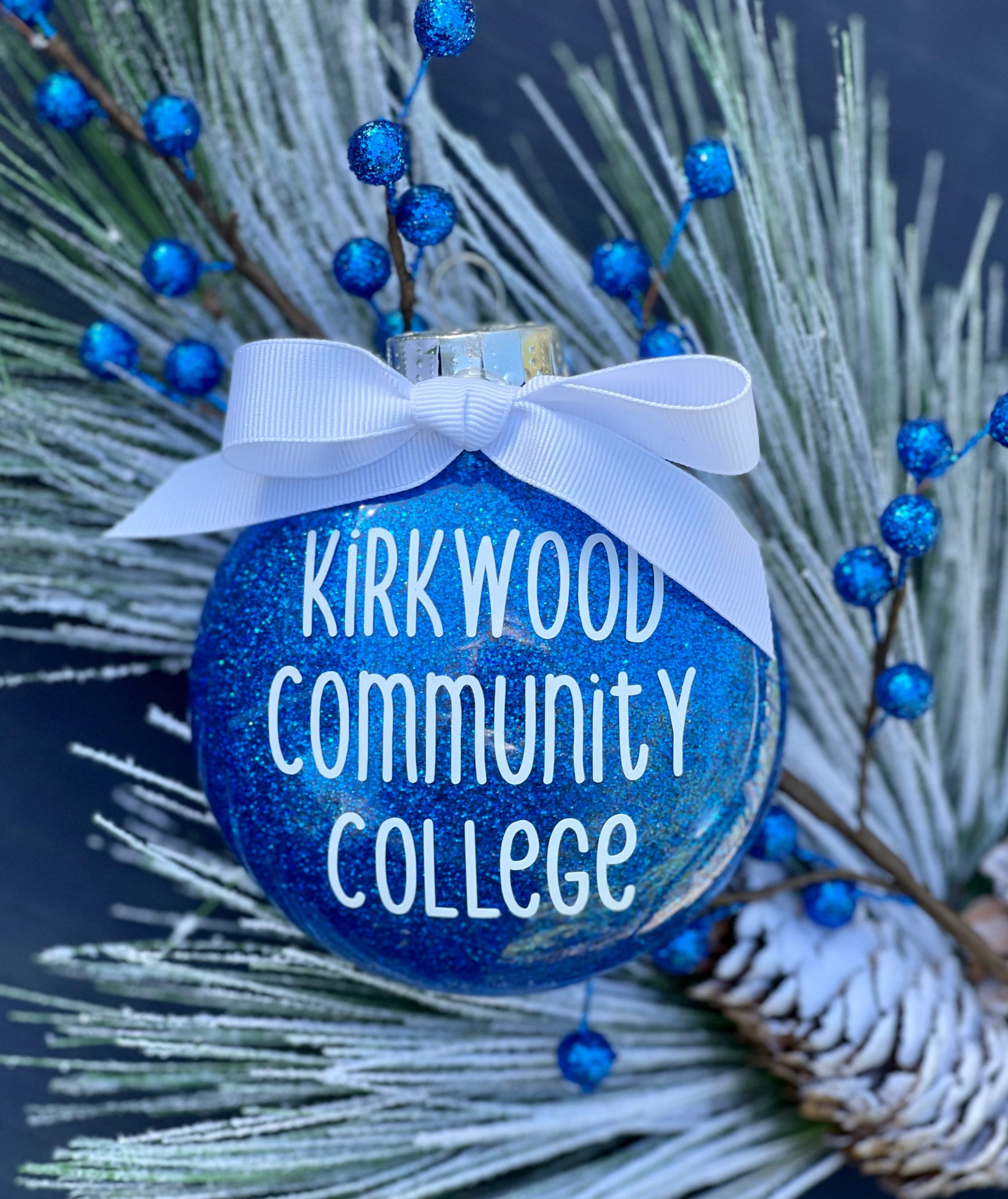 College Ornament ANY COLLEGE Personalized-flat Disc - Etsy