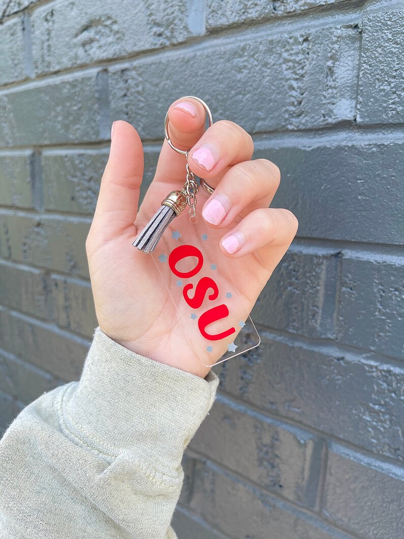 COLLEGE KEYCHAIN All Schools Available - Etsy