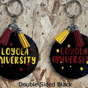 COLLEGE KEYCHAIN | All Schools Available! - Etsy