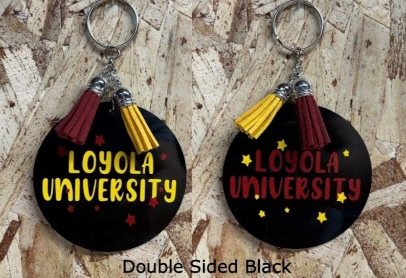 COLLEGE KEYCHAIN All Schools Available - Etsy