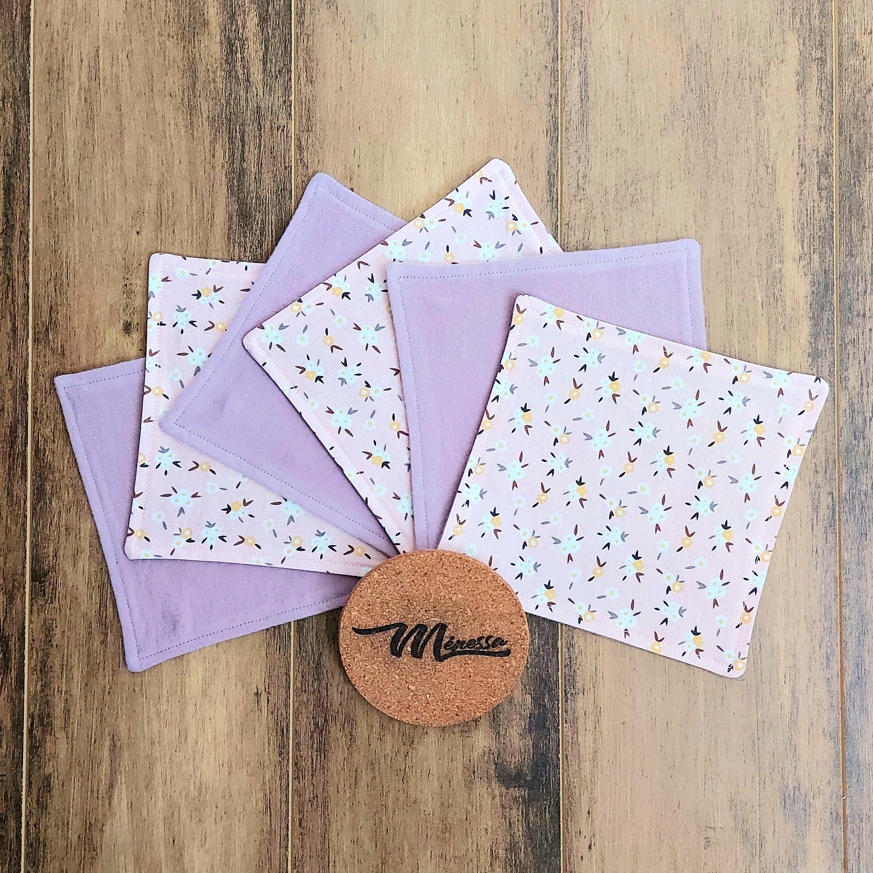 6 Serviettes de table lavables et réutilisables, napkin tissu, zéro ...