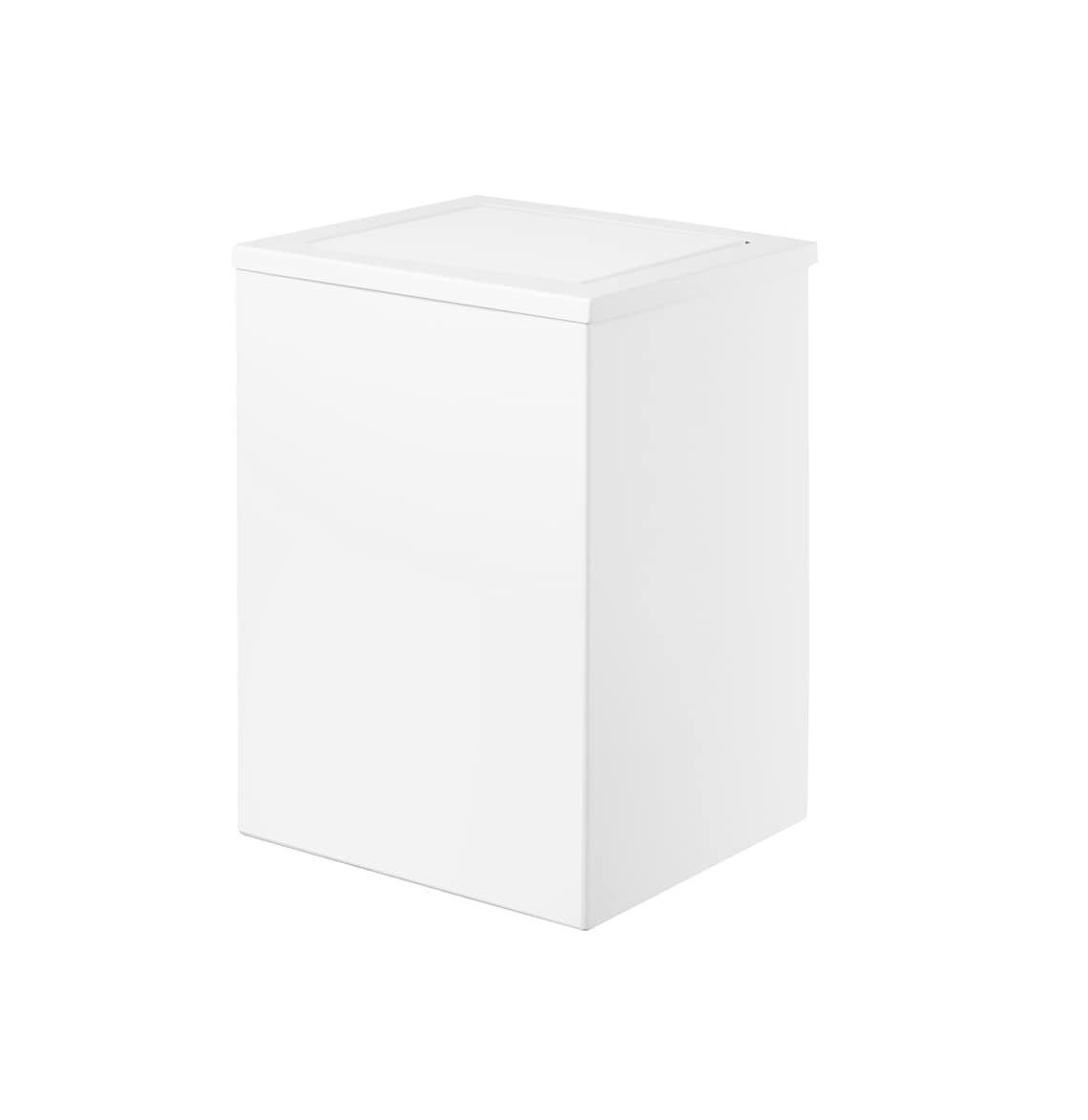 White Modern Bathroom Bin BORGO, Bathroom Rubbish Basket, Dustbin ...
