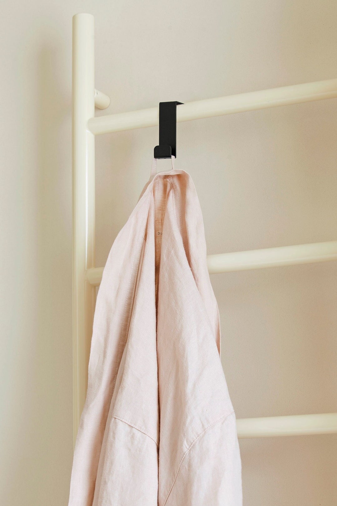 Black Radiator Hangers RUGI Hooks for Bathroom - Etsy