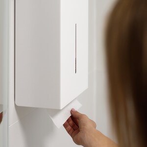 Paper Towel Holder for Commercial Wall Mounted Z-fold Paper Towels ...
