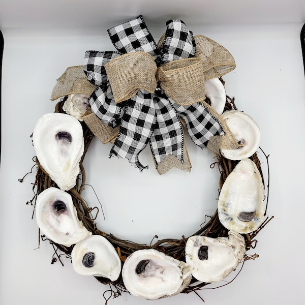 Oyster Shell Wreath - Etsy