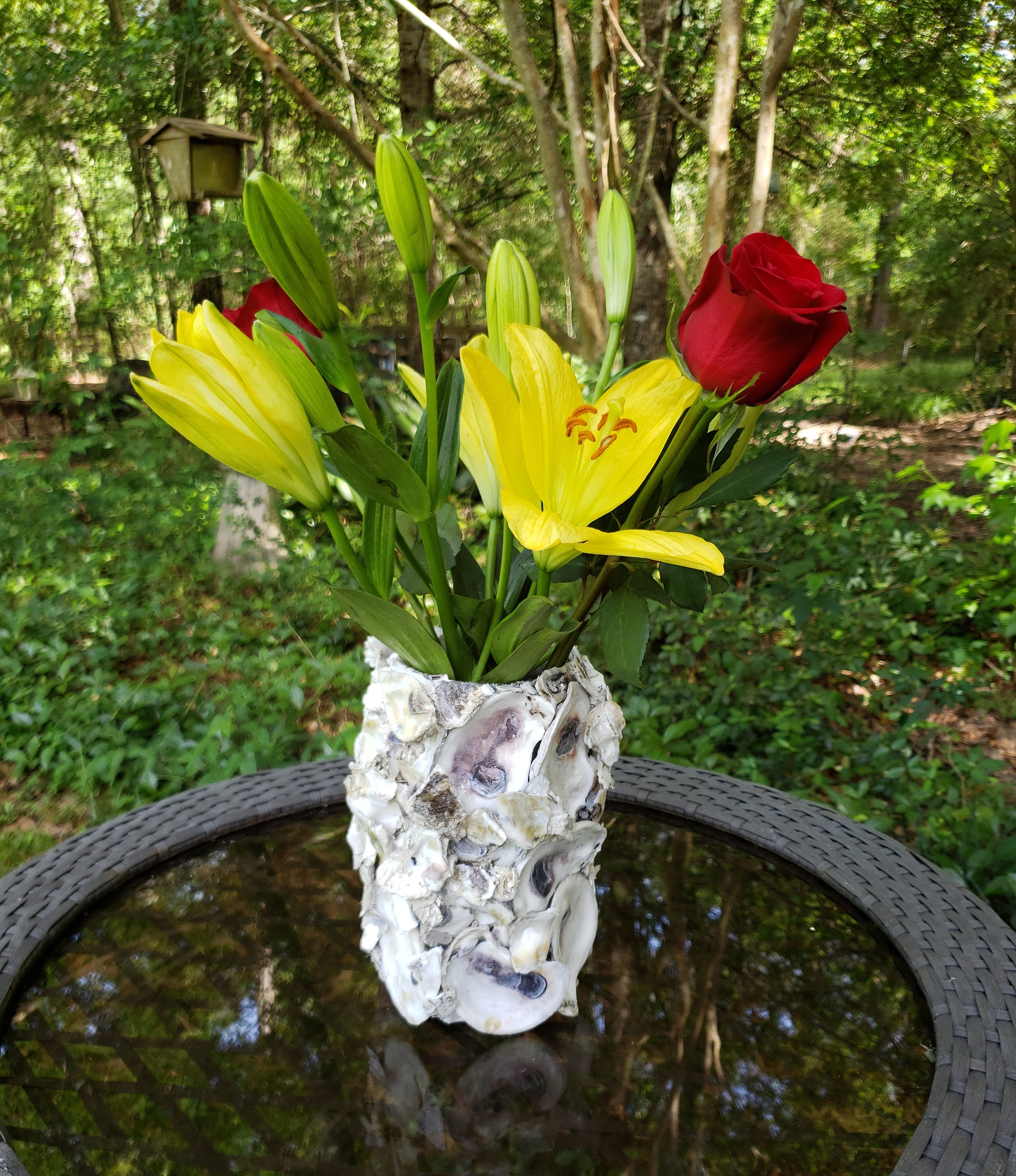 Oyster Shell Vase, Flower Vase, Custom Flower Vase - Etsy