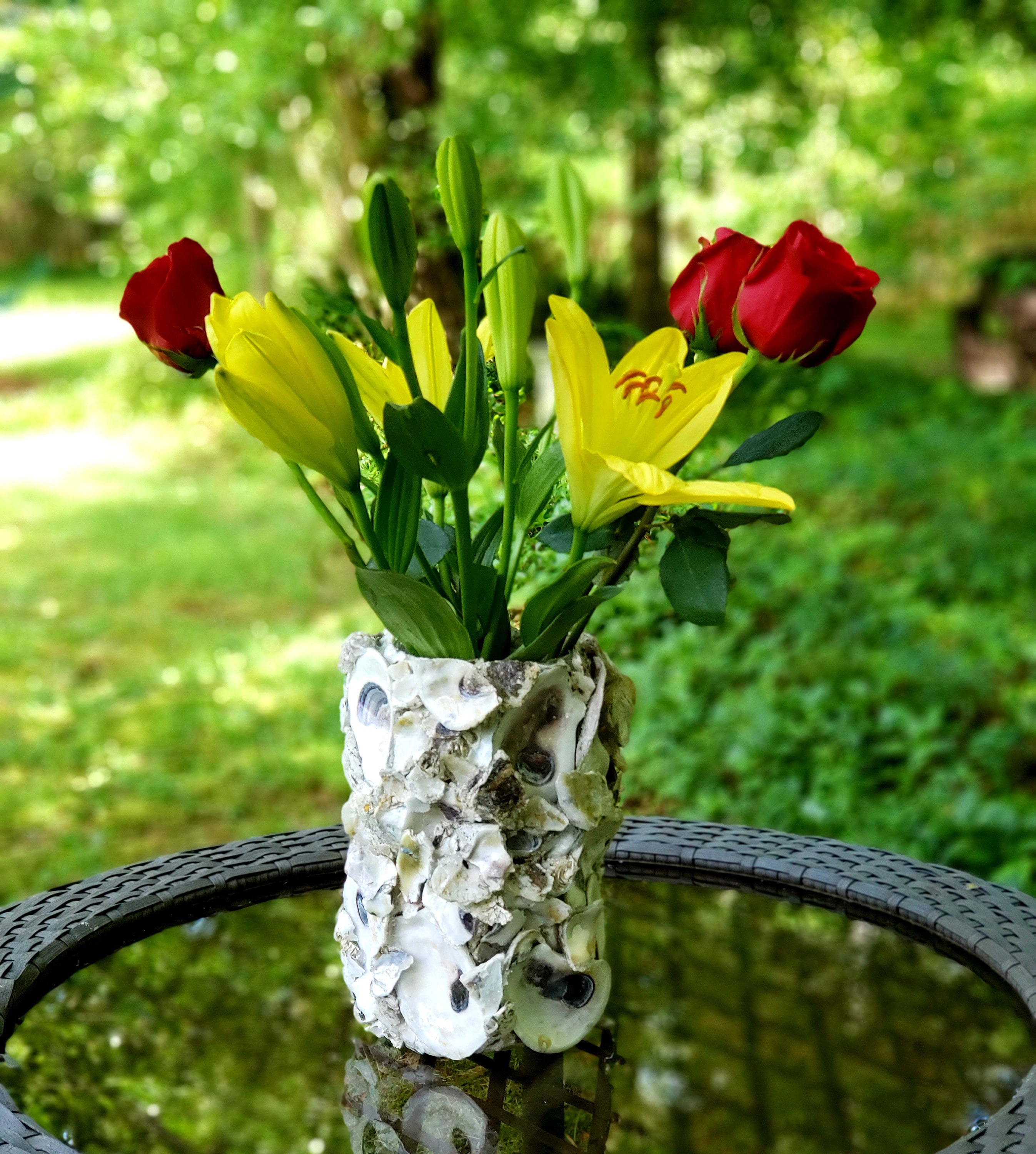 Oyster Shell Vase, Flower Vase, Custom Flower Vase - Etsy