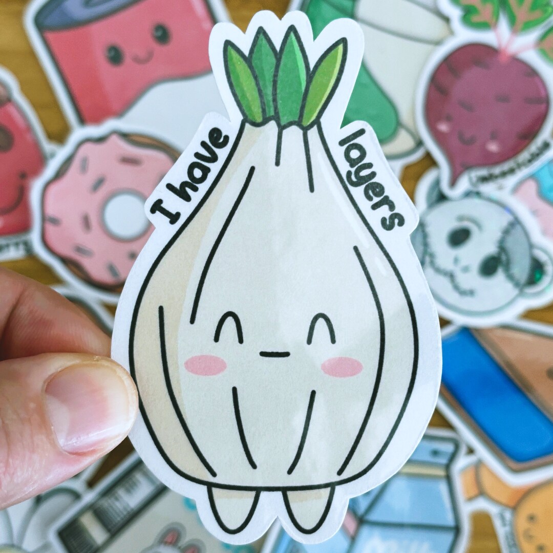 I Have Layers Funny Onion Vinyl Sticker - Etsy