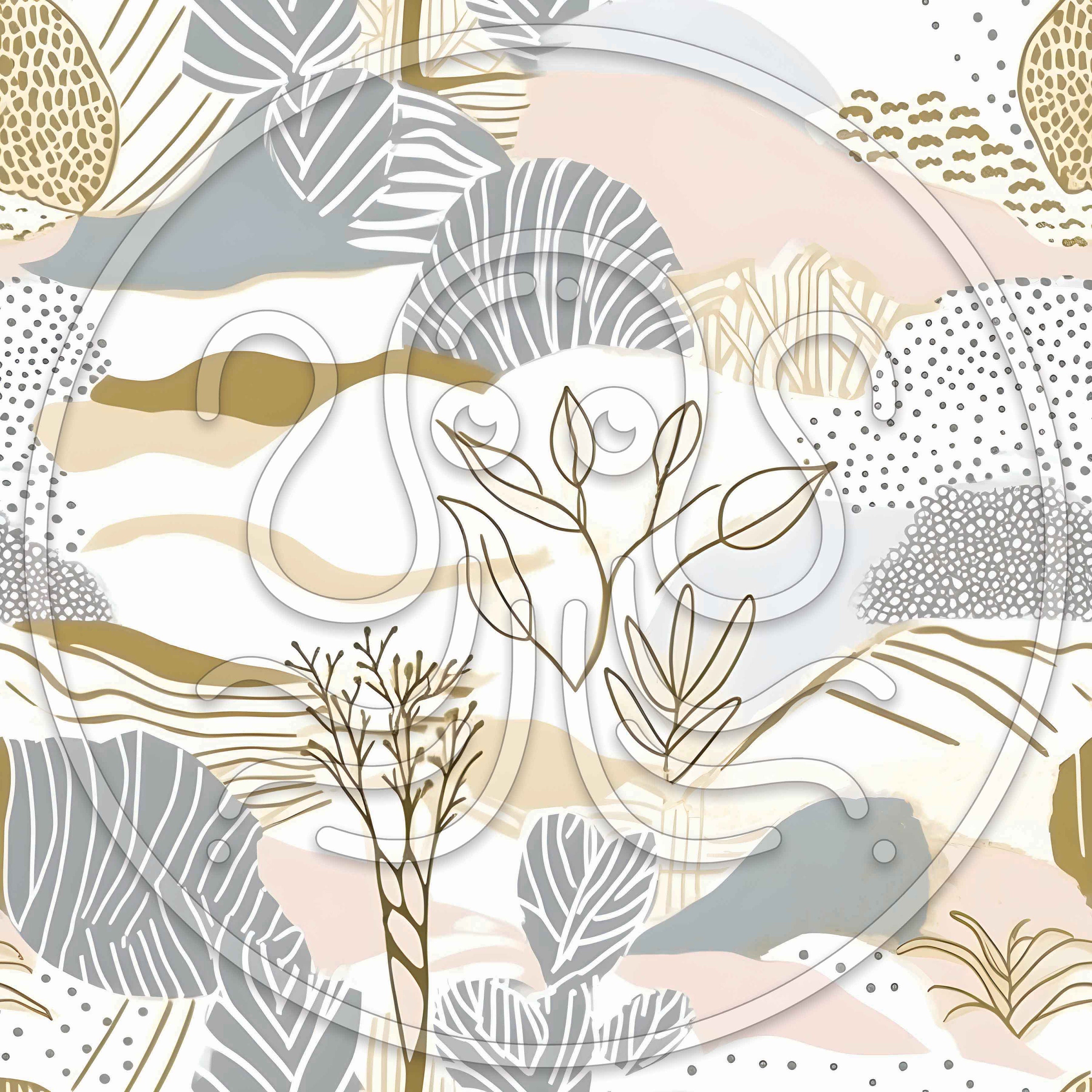 Boho Beach Digital Paper Pack Seamless Modern Scrapbooking Papers Paint ...