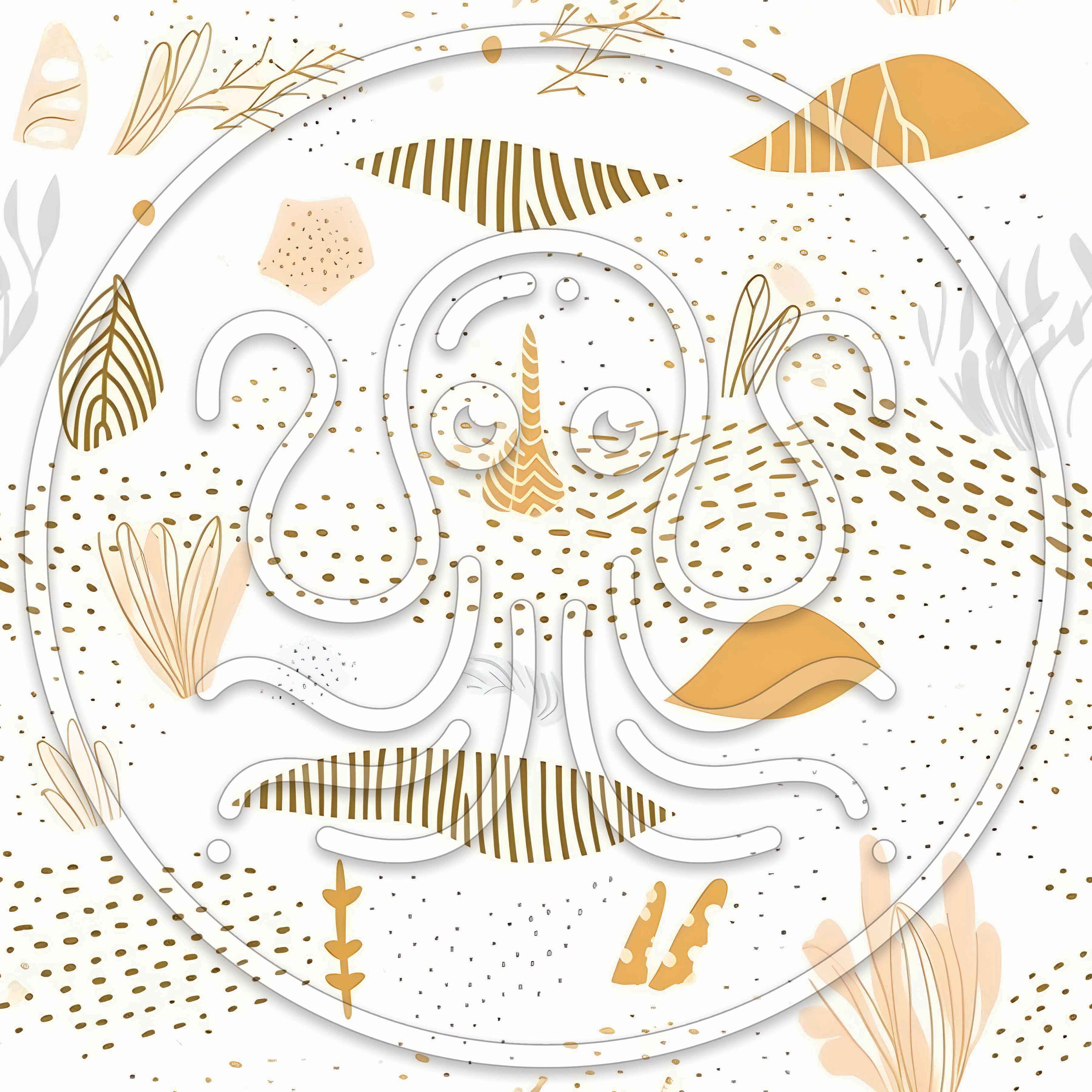 Boho Beach Digital Paper Pack Seamless Modern Scrapbooking Papers Paint ...