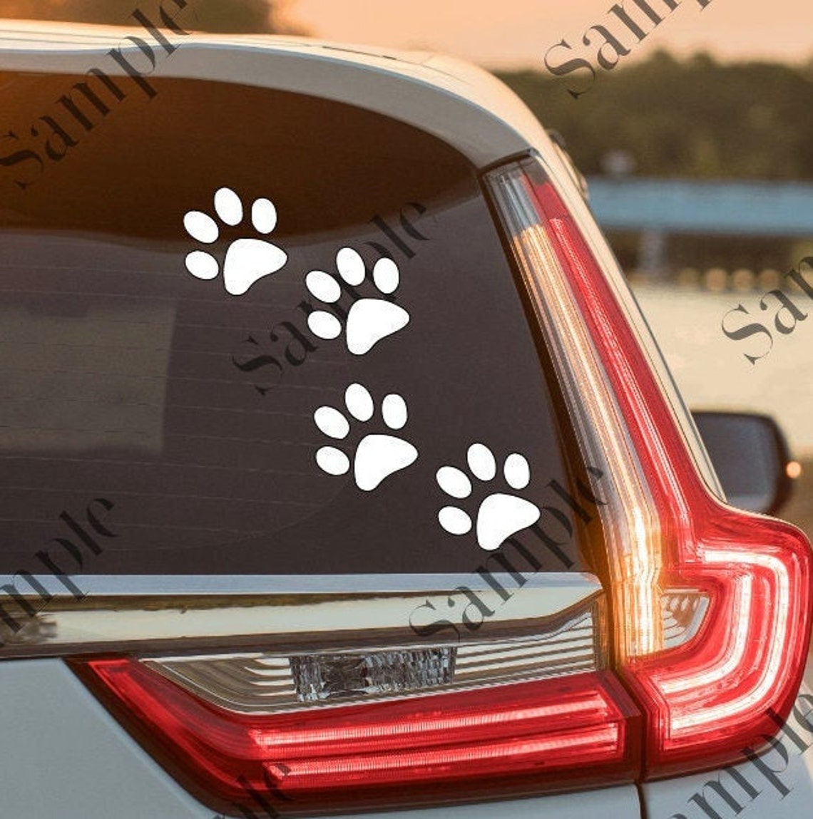 Paw Prints Decal Dog Mama Decal Dog Mom Catnip Fur Mama Cat Mom Cat ...