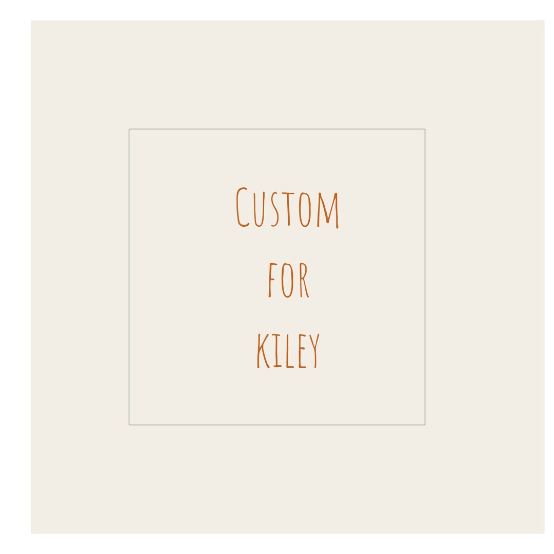 CUSTOM FOR KILEY - Etsy