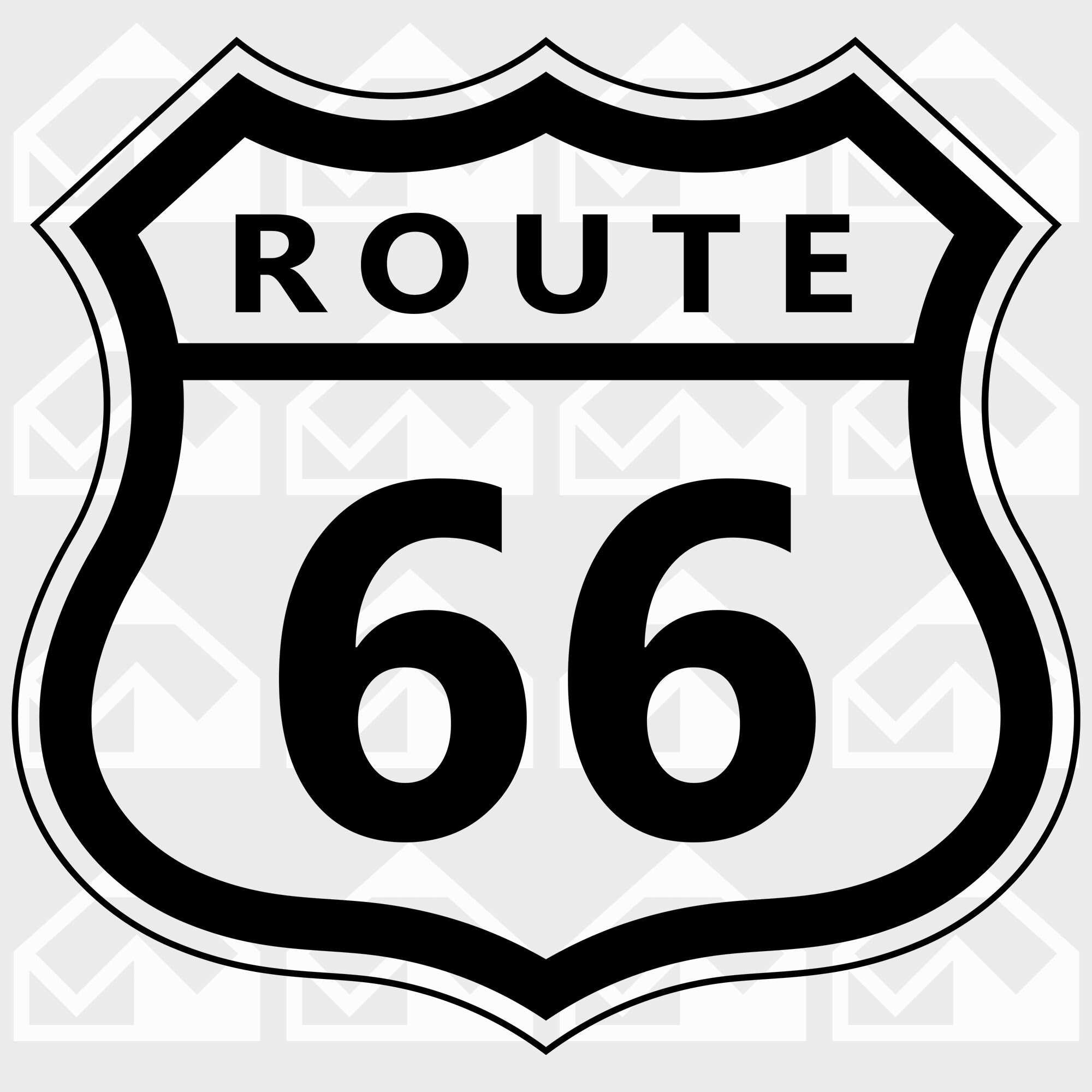 Route 66 Road Sign Svg, Pdf Png Eps, Route 66 Cut Files for Cricut and ...