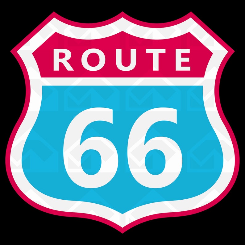 Route 66 Road Sign Svg, Pdf Png Eps, Route 66 Cut Files for Cricut and ...