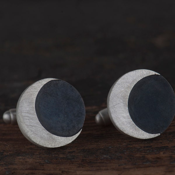 Moon Cufflinks - Etsy