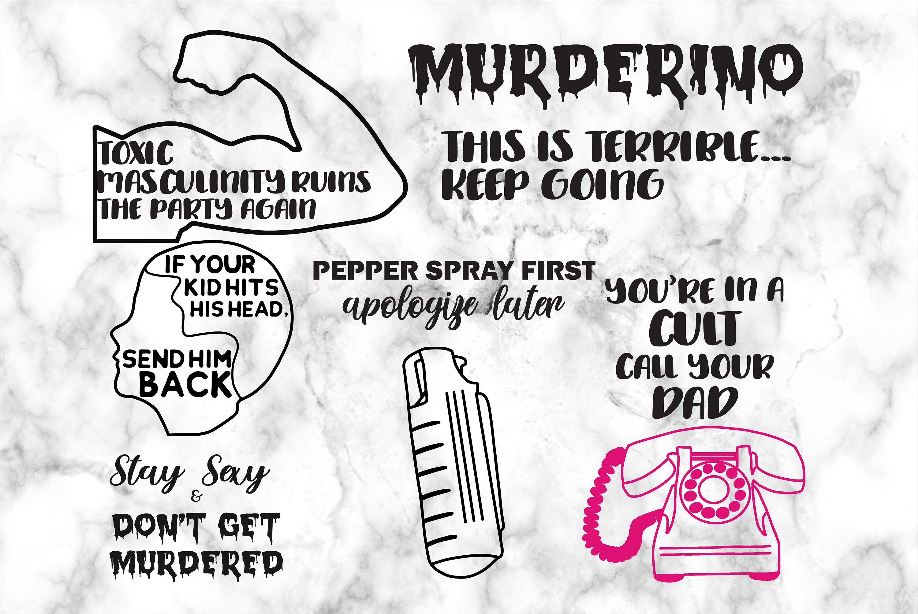 My Favorite Murder, SVG Bundle, SVG, Png, Dxf, Jpeg, True Crime Svg ...