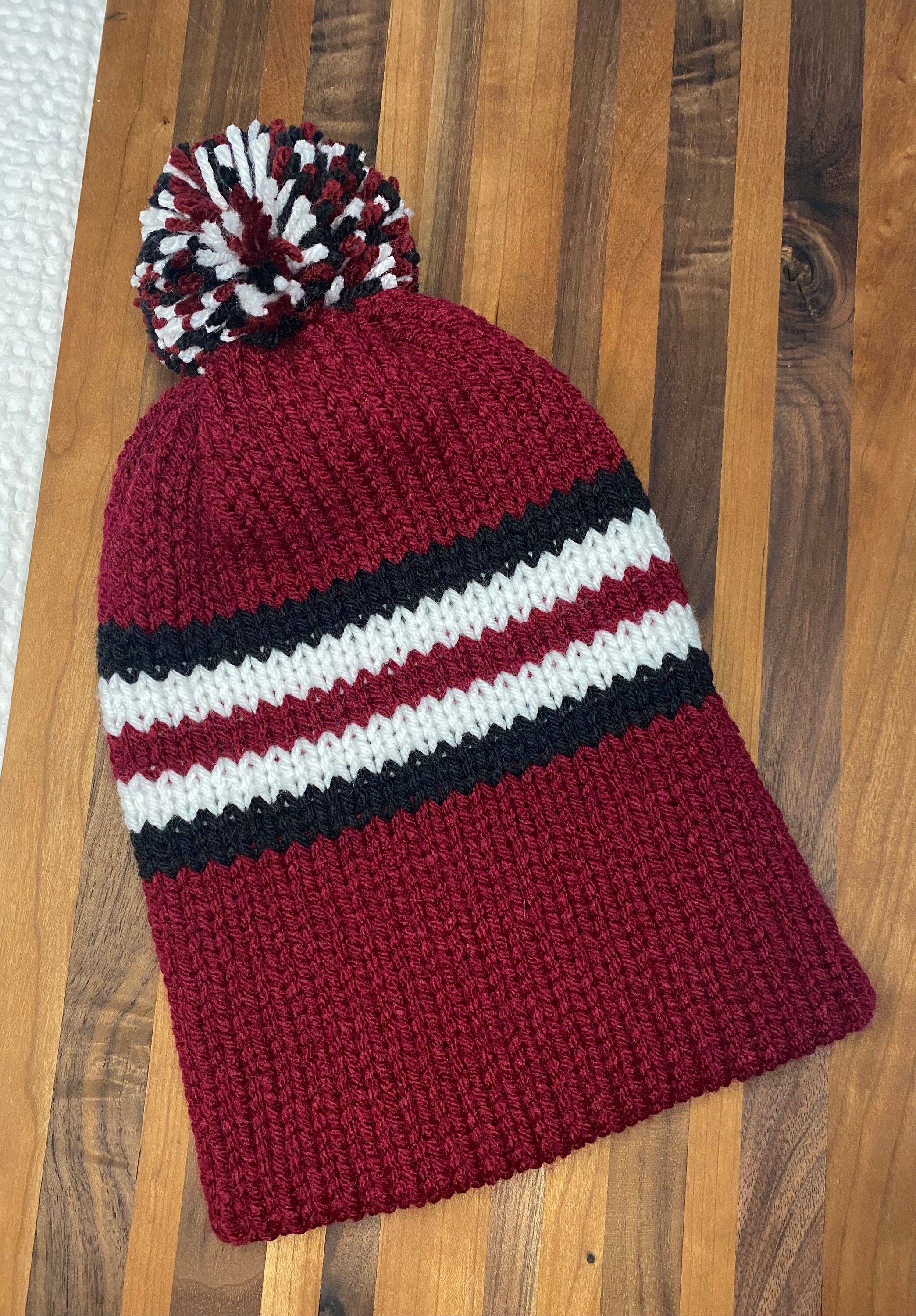 Varsity Beanie- School Spirit Winter Hat - Etsy