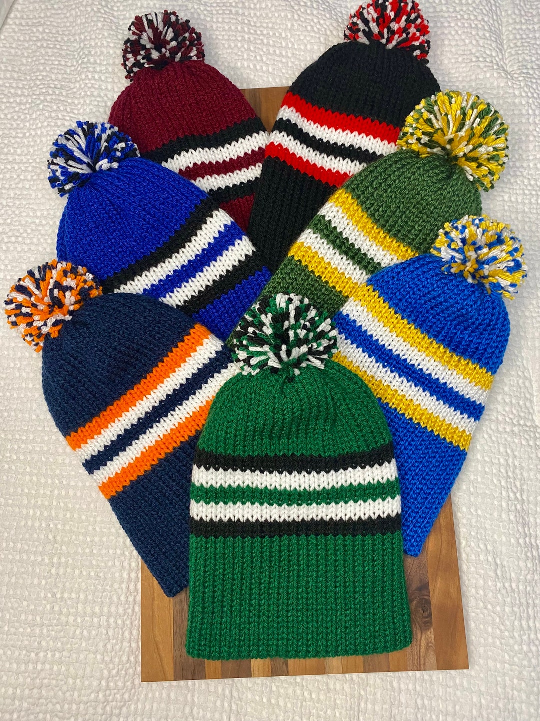 Varsity Beanie- School Spirit Winter Hat - Etsy