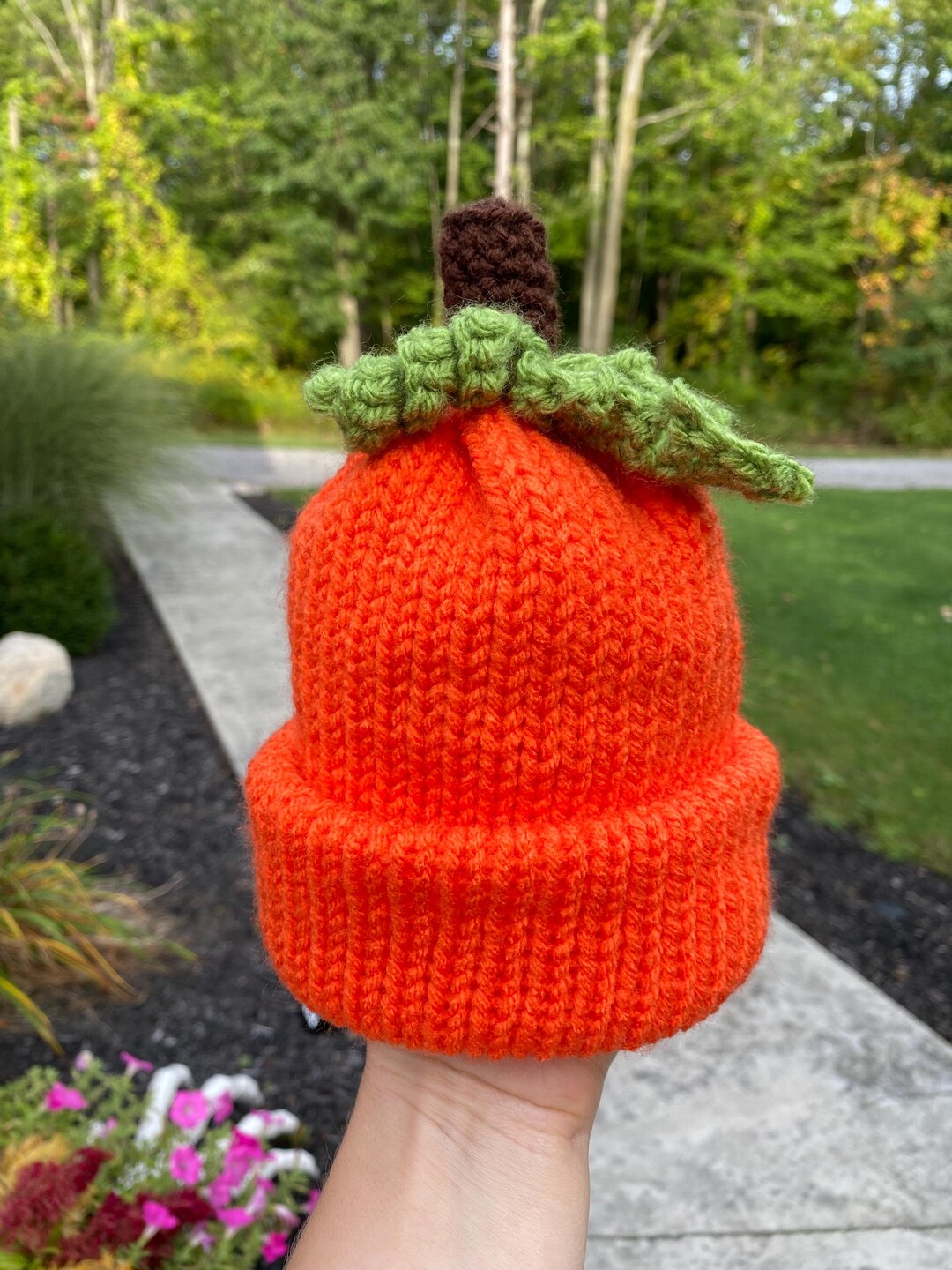 Infant Pumpkin Hat- Halloween- Fall- Baby Pumpkin - Etsy